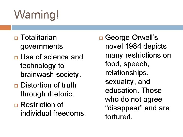 1984 BY GEORGE ORWELL Background What You Need