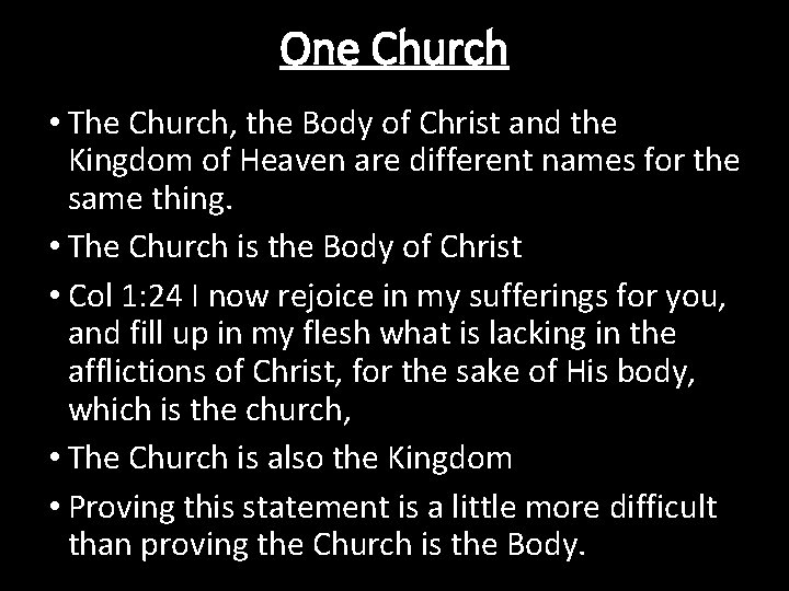 One Church How Many Churches Did Jesus Build