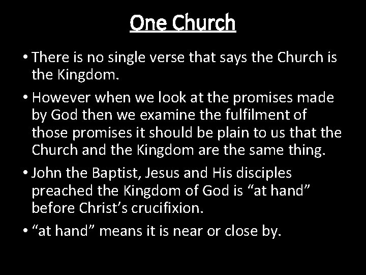One Church How Many Churches Did Jesus Build