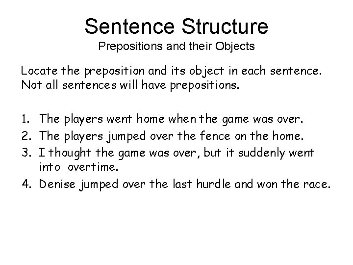 Whats the difference between a part of speech