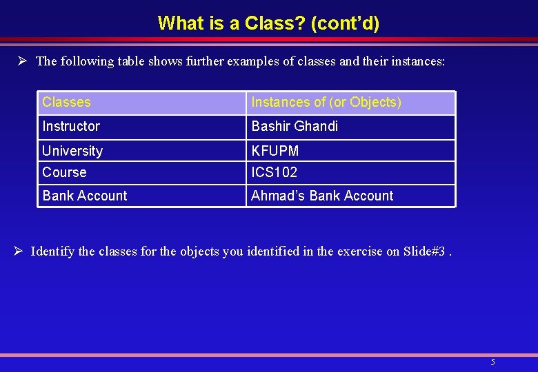 Basic ObjectOriented Concepts ObjectOriented Paradigm What is an