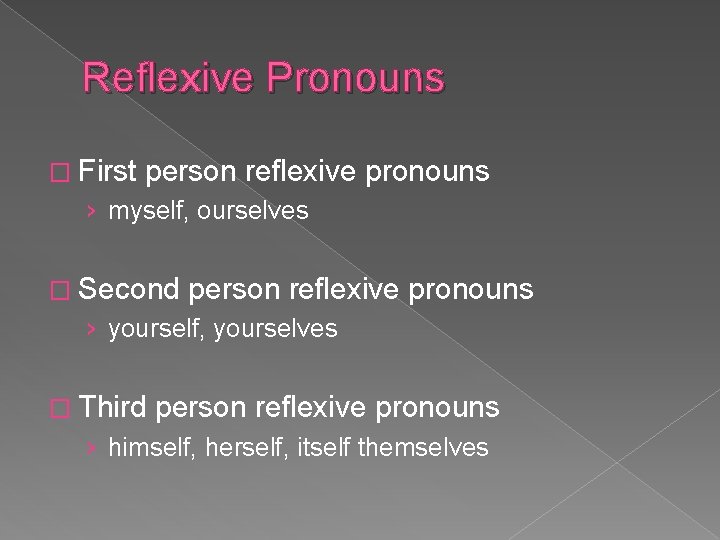 Pronouns Pages 8 11 in your Grammar Handbook