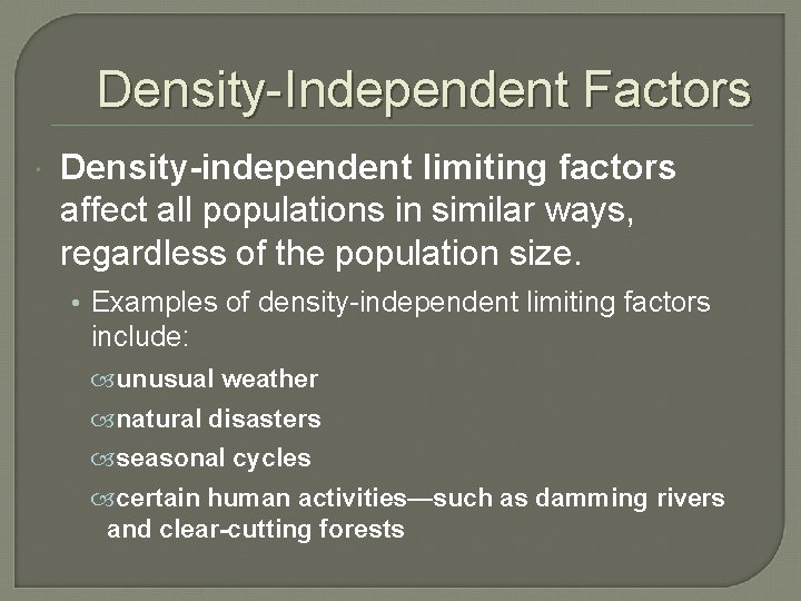 5 2 Limits to Growth Objectives Identify factors