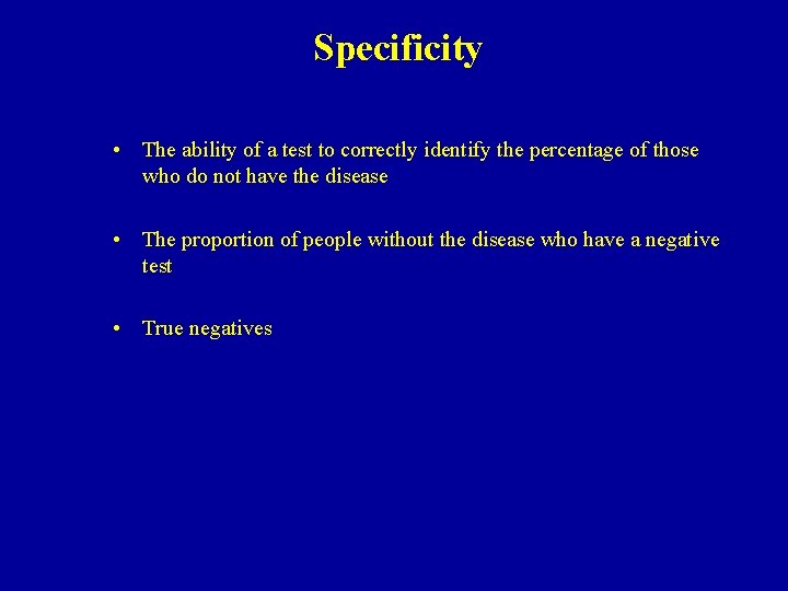 Introduction to Evidence Based Medicine Module 3 Diagnostic