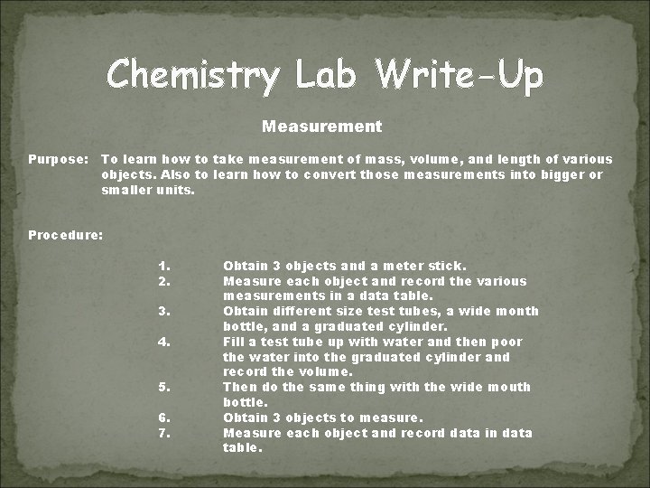 Chemistry Lab WriteUp It is important to understand