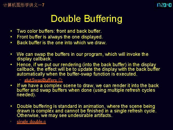 7 Graphics Programming IV Based on EA Chapter