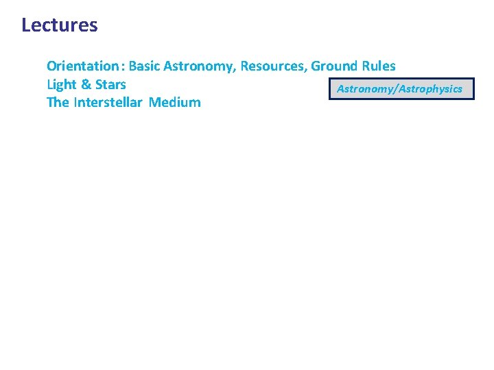 Astrochemistry Lecture and Laboratory Courses at the University