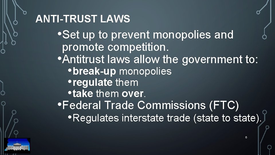 CH 11 THE ROLE OF GOVERNMENT IN BUSINESS