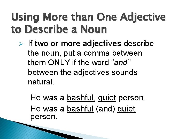 Packet 12 Adjectives Adverbs English 090 What Are