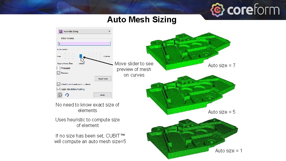 CUBIT FastStart Tutorial 11 Mesh Control Mesh Sizing