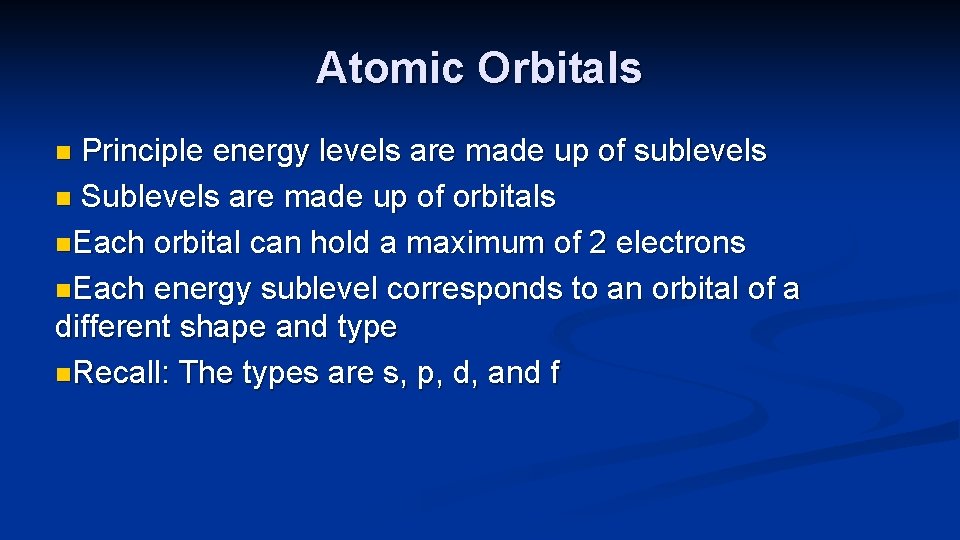 2 4 Electron Configuration Objective 5 bc Chemistry