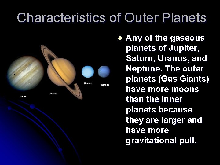 Celestial Objects 6 th Grade Science Sun l
