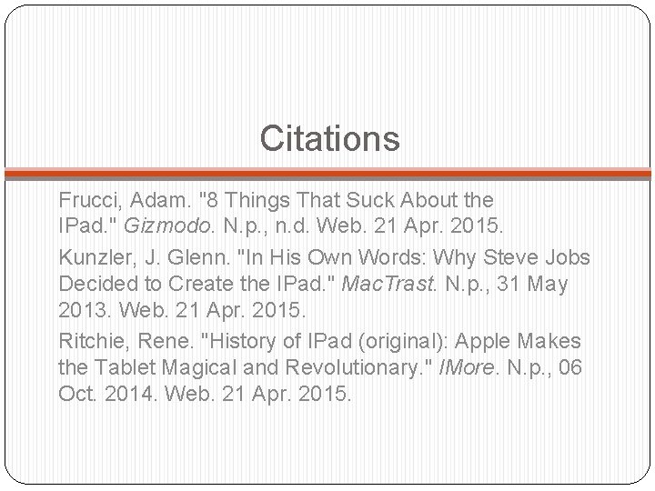 Copyright Presentaion Apple Ipad By Allen Bux Who