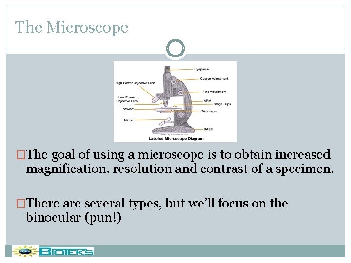 Welcome to the Clinical Lab Instrumentation in the