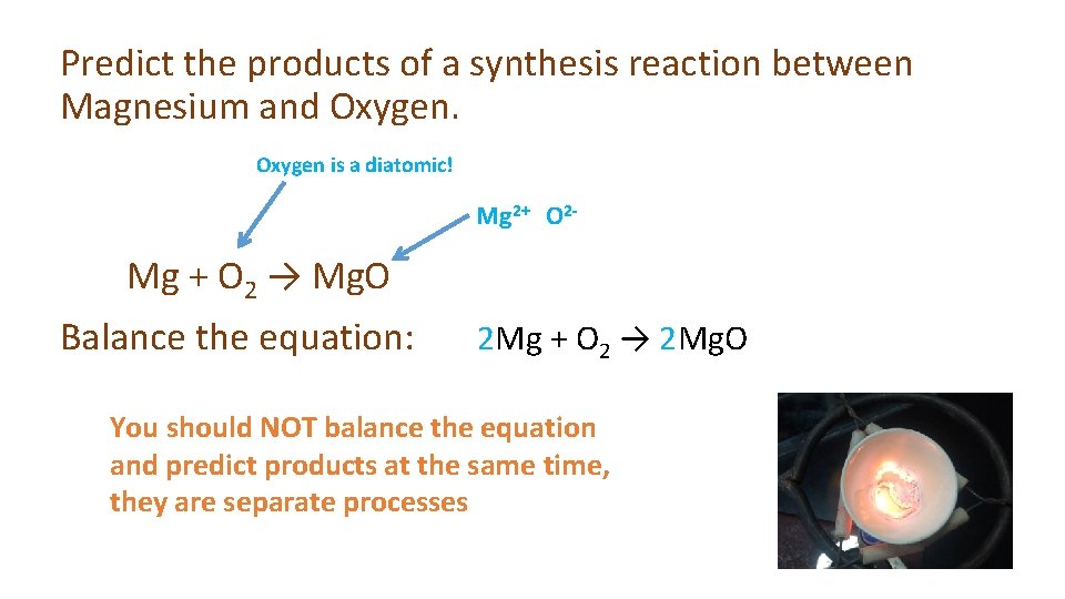 Unit 6 Lesson 2 Synthesis Decomposition Combustion Types