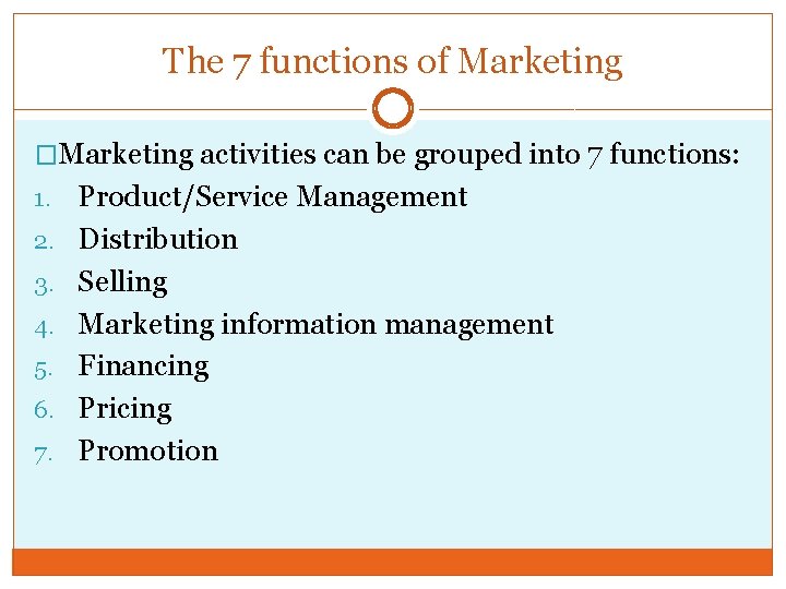 Marketing BUSINESS SEMESTER 2 MISS NATALIE Why study