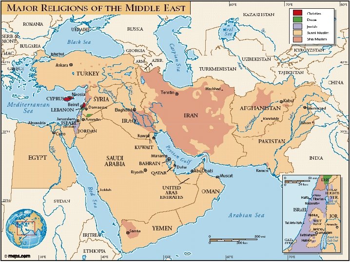 Middle East The Birthplace of Religion WILF How