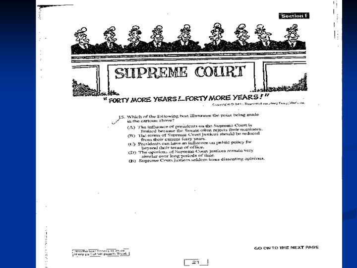Chapter 10 The Judicial Branch Bell Ringer 1