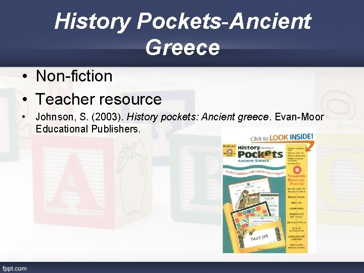 Text Set for Ancient Greece By Stan Nowicki