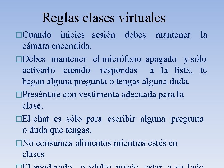 PLANIFICACIN CLASES VIRTUALES ORIENTACIN 4 Ao Bsico SEMANA