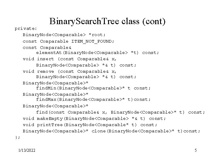 CMSC 341 Binary Search Trees 1132022 1 Binary