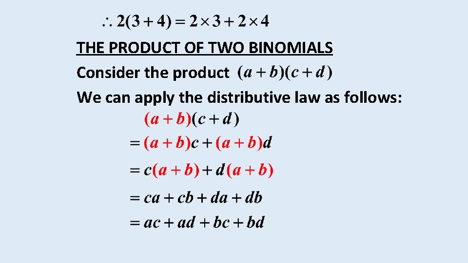 TECH MATHS ALGEBRAIC EXPRESSIONS Revision Gr 10 ALGEBRAIC