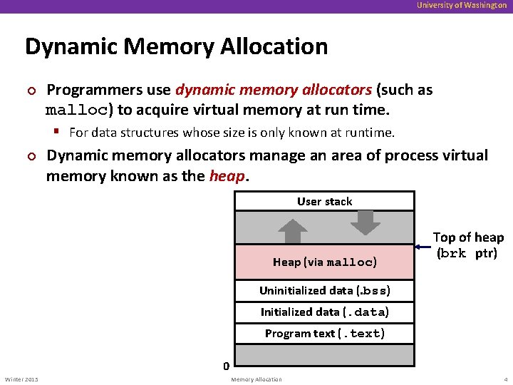 University of Washington Mar 2 Announcements Lab 5