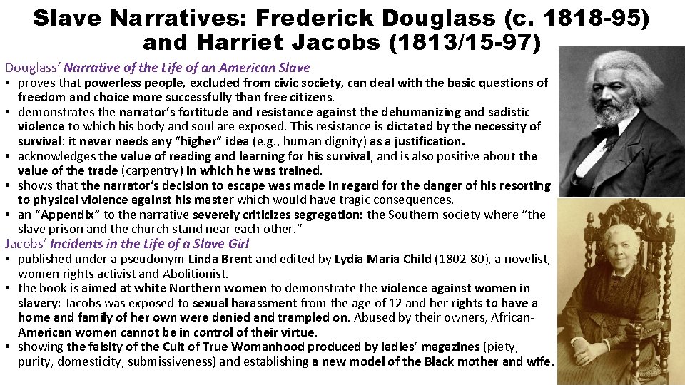 Abolitionism and AfricanAmerican Literature Beginnings through Harlem ...