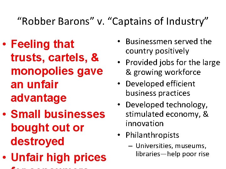 The Rise of Big Business Corporations A form