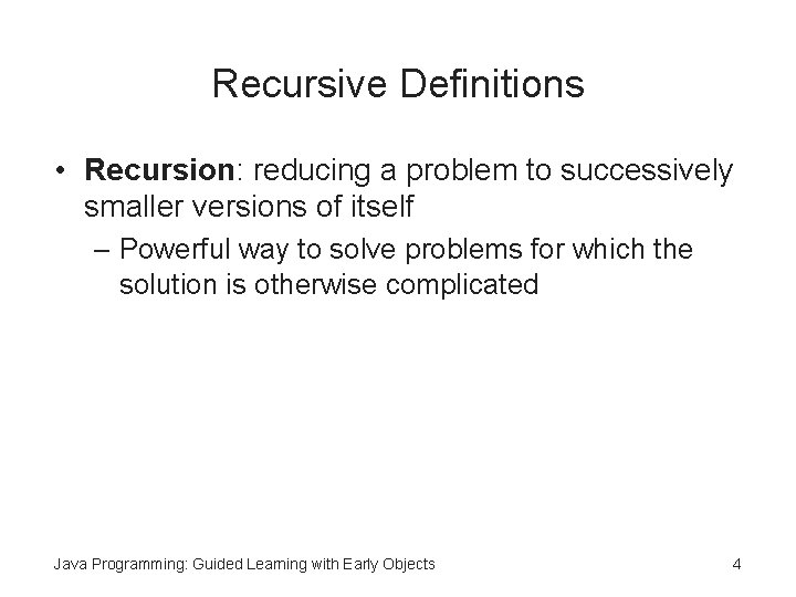 Java Programming Guided Learning with Early Objects Chapter