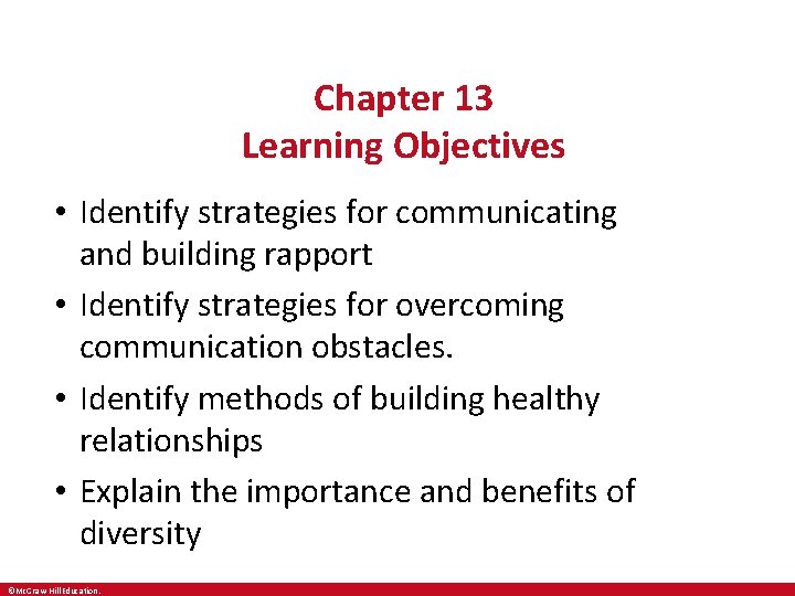 Peak Performance 10 e Chapter 13 Build Supportive