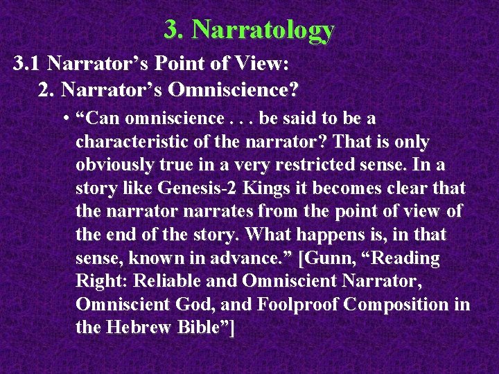 An Introduction to Narratology APTSBIB 509 1 What