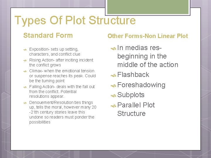 Boot Camp A P Literature Part 1 Plot