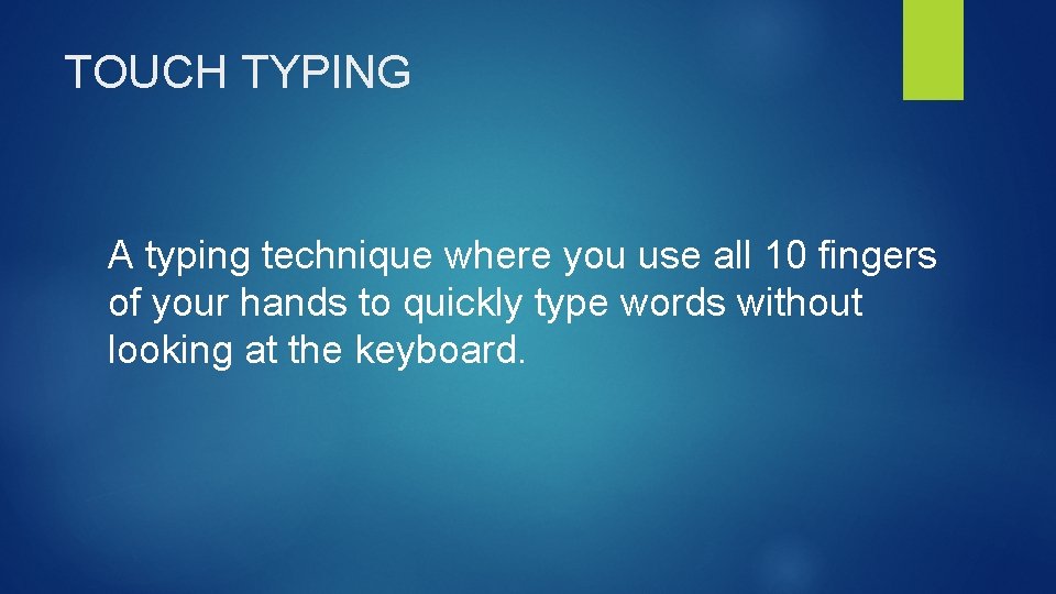 Keyboarding Introduction MODULE 2 KEYBOARDING PREPARED BY ANNA