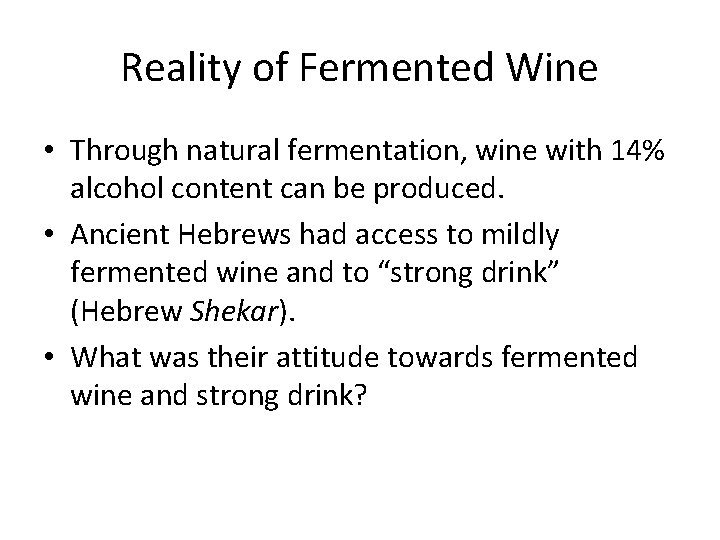 Should Christian s Drink Wine in the Bible