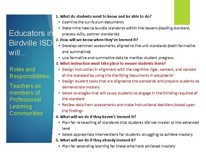 Connecting the Dots BISDS LEARNING PLATFORM AND ESTABLISHING