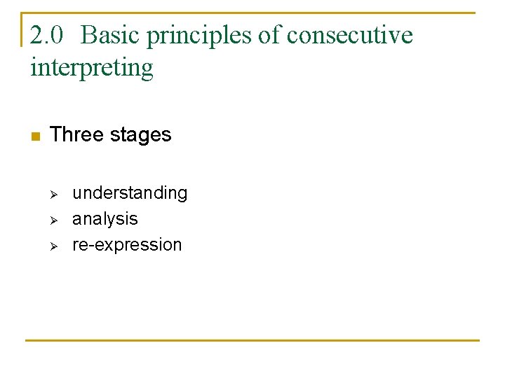 Consecutive interpreting explained 1 0 Basic definition n