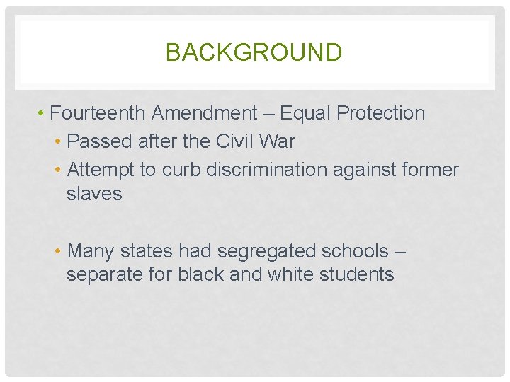 LANDMARK SUPREME COURT CASE BROWN V BOARD OF