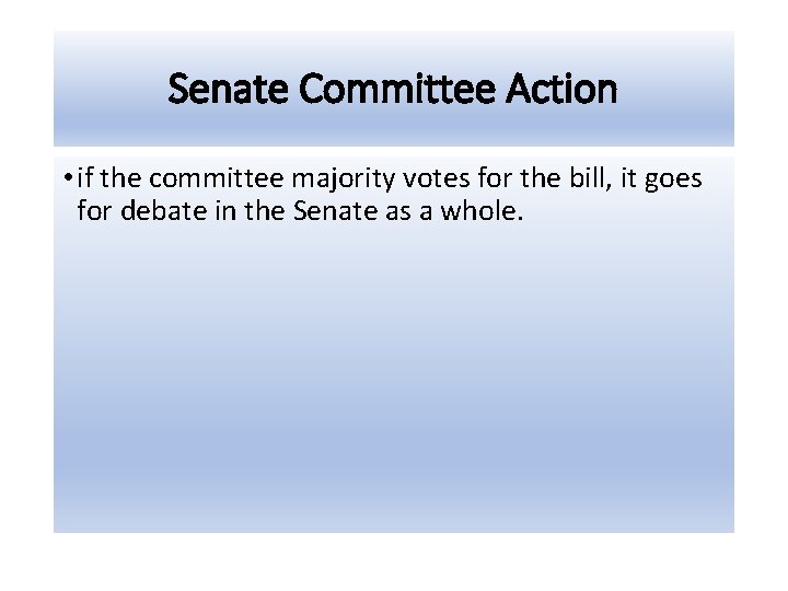 The Legislative Process How a Bill Becomes Law