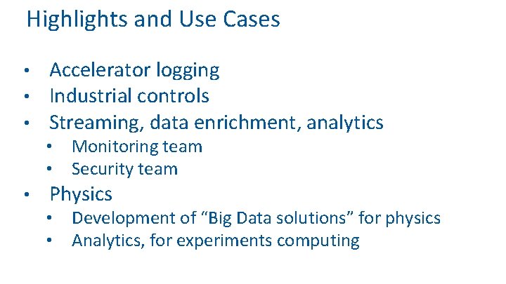 New Big Data Solutions and Opportunities for DB
