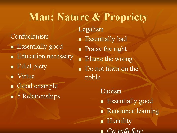 Classical China 600 BCE 600 CE Belief Systems