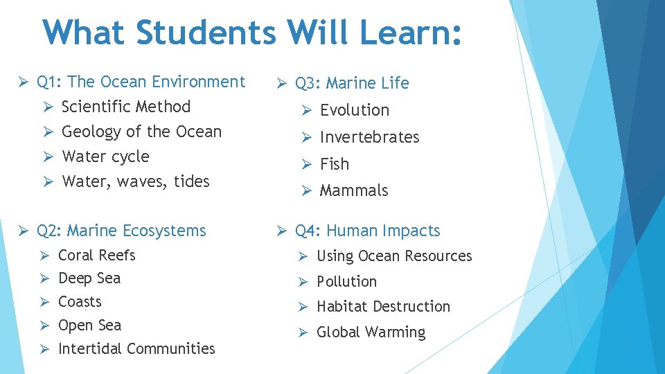 Marine Science Honors Ms Shore About Ms Shore