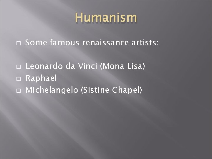 CHAPTER 10 RENAISSANCE AND DISCOVERY Part II September