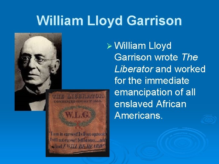 Abolitionist and Suffrage Movement Abolitionist Movement Most abolitionists