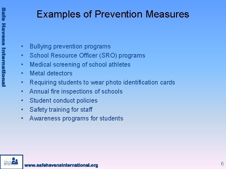 Student Coordinated Bullying Site Survey Tutorial Program Student