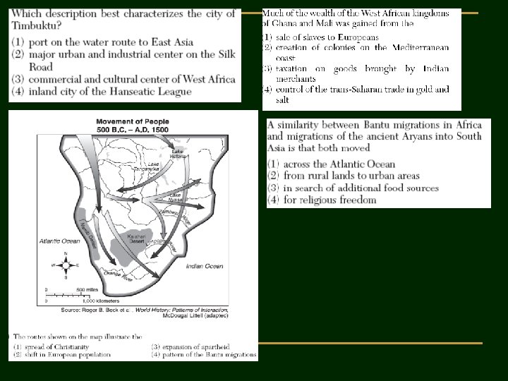 Western African Civilizations Ghana Mali Songhai Bantu n