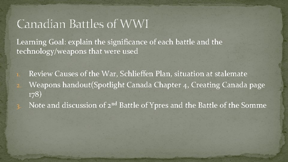 Copy Canadian Battles World War I Canadian Battles