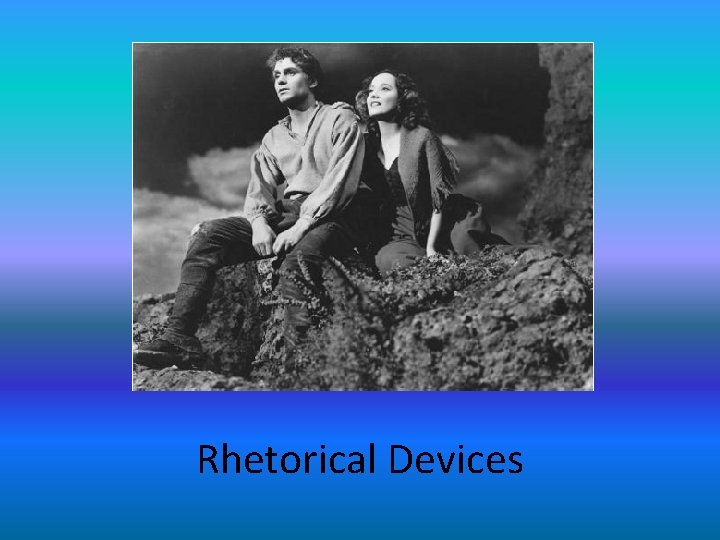 Literary Rhetorical Devices Powerpoint Presentation by Serena Vannoy