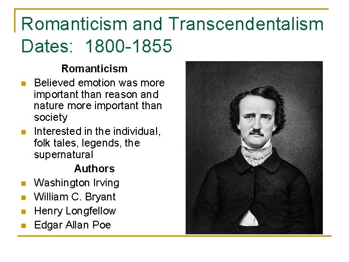 Literary Periods Timeline American Literature American Beginnings to