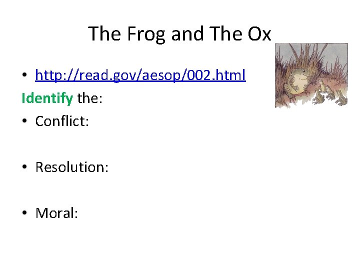 Fables Understanding the Hidden Meaning Learning Target Explore